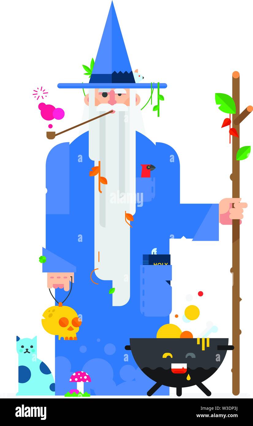 Druid vector vectors hi-res stock photography and images - Alamy