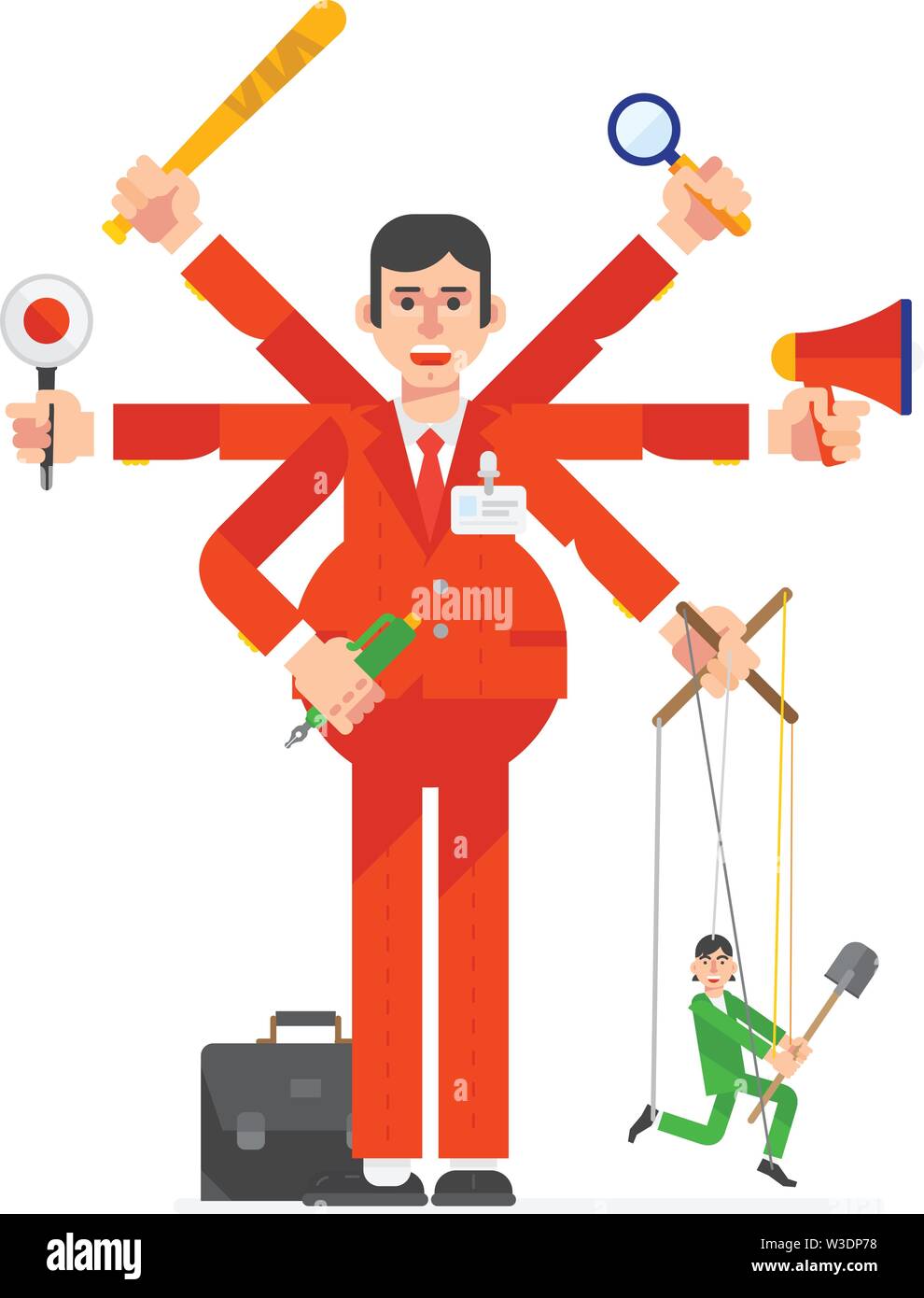 Supervisor vector vectors hi-res stock photography and images - Alamy