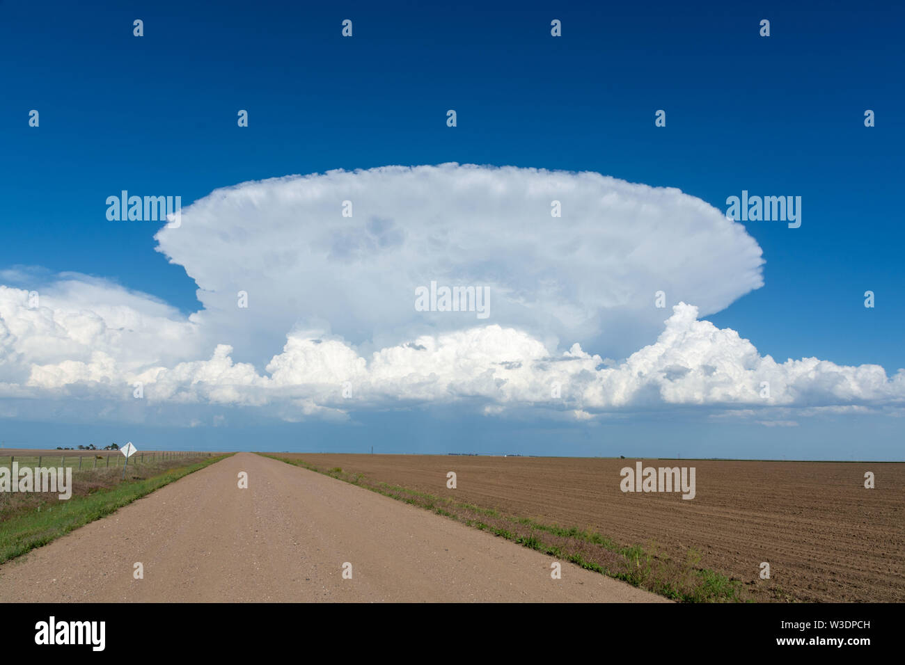 Super cell with overshooting top in Kansas, USA Stock Photo - Alamy