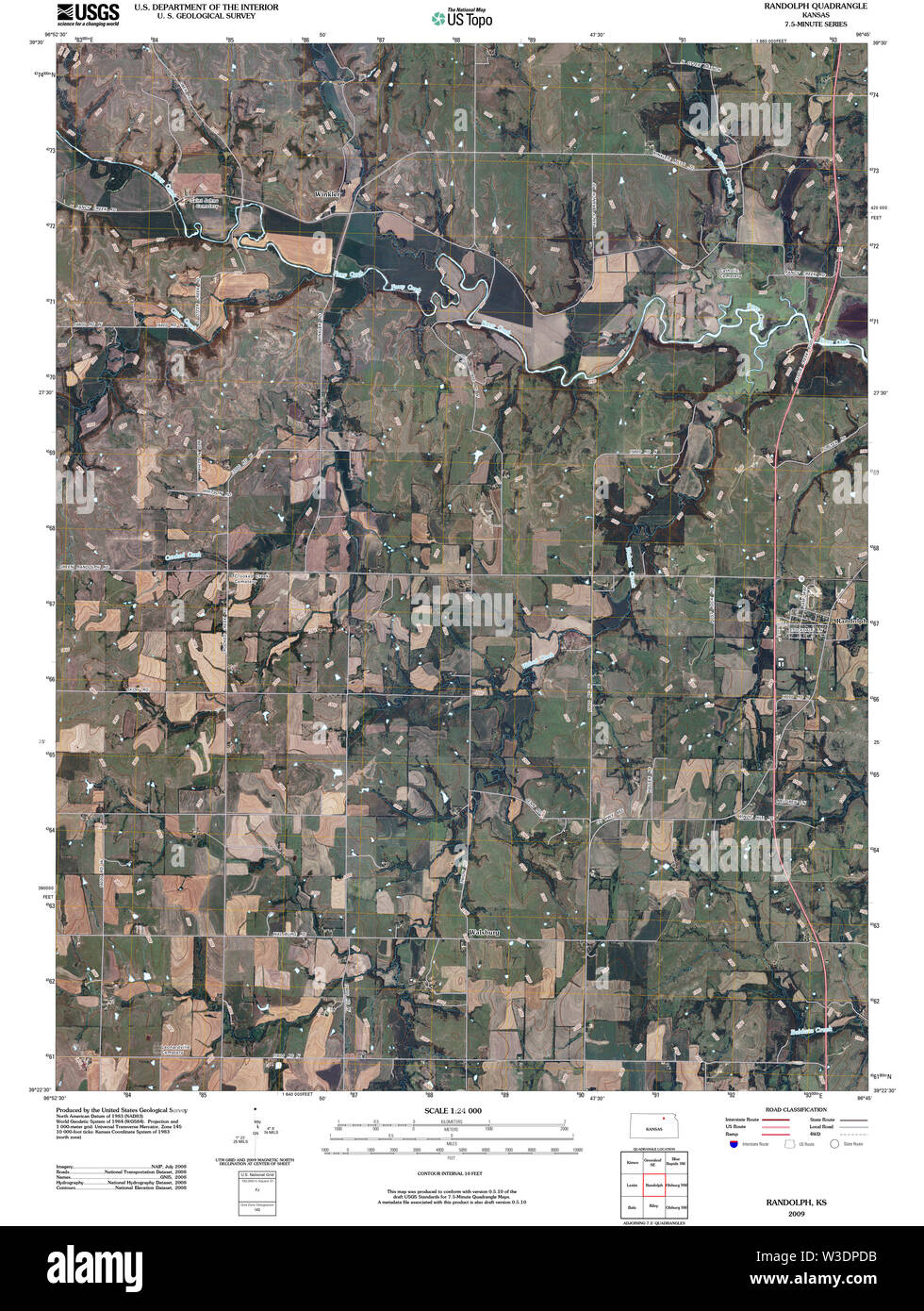 Map of randolph hi-res stock photography and images - Alamy