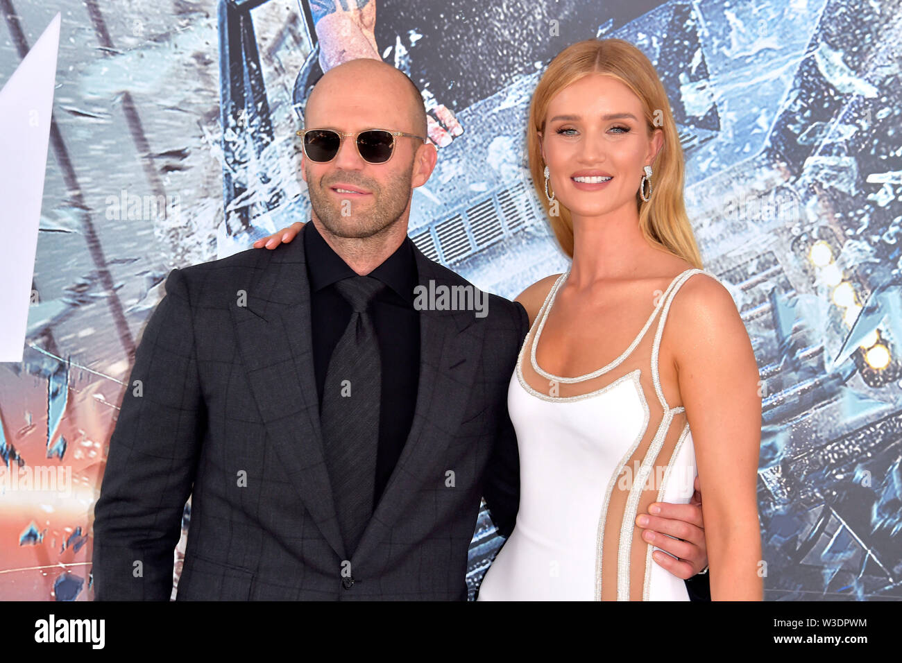 Jason Statham with co-partner Rosie Huntington-Whiteleyei premieres of ...