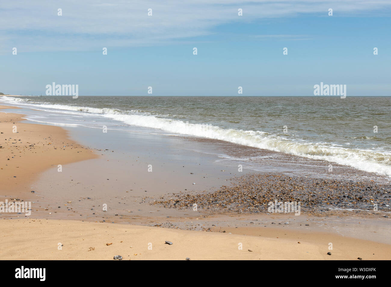 The Norfolk Coast at Caister on Sea Stock Photo - Alamy