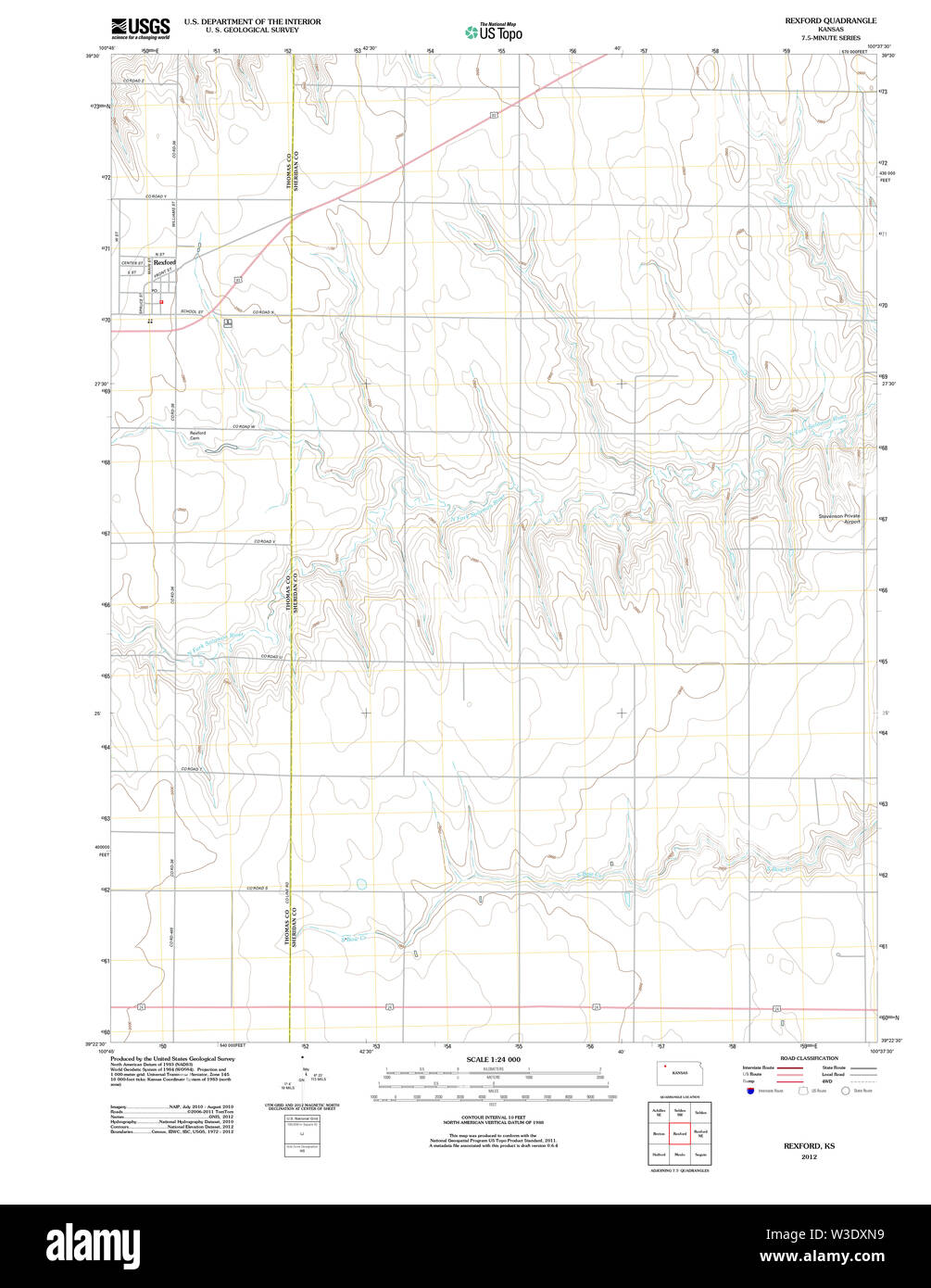 Map of rexford hi-res stock photography and images - Alamy