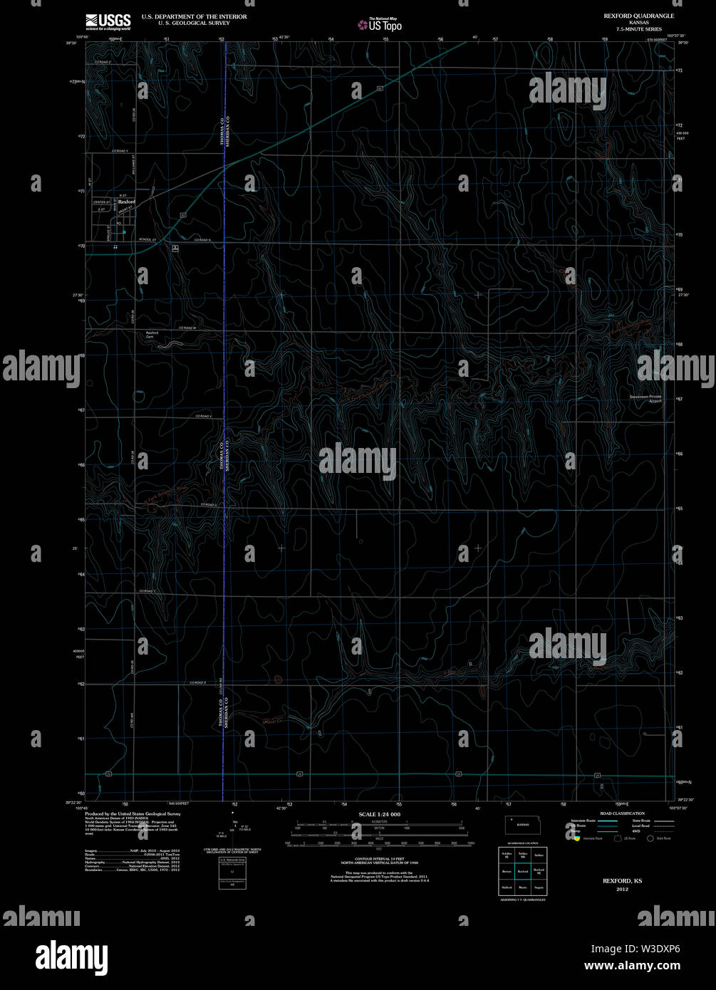 Map of rexford hi-res stock photography and images - Alamy