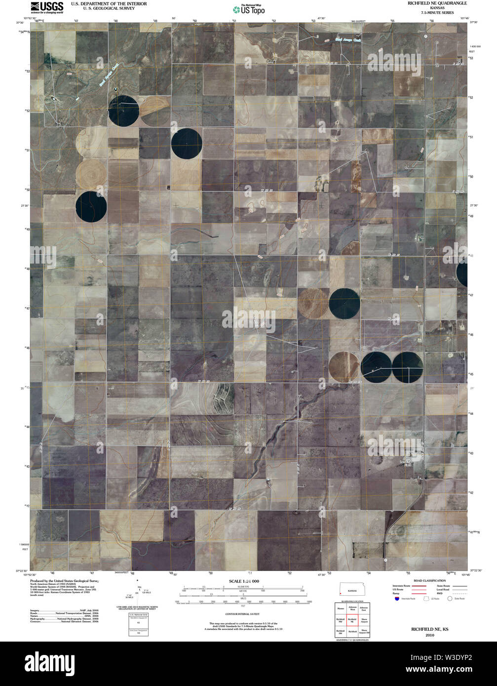 Map of richfield hi-res stock photography and images - Alamy