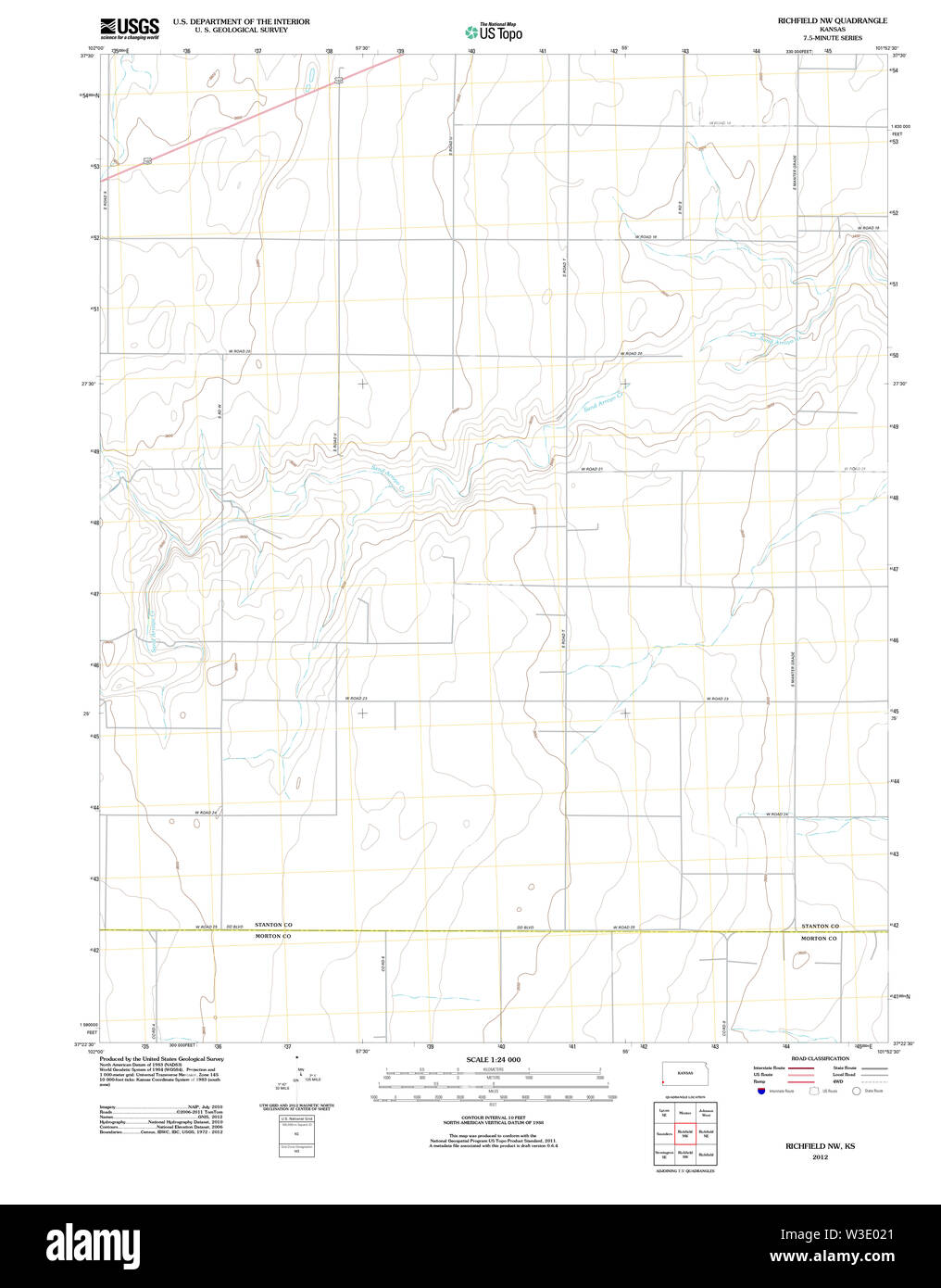 Richfield map hi-res stock photography and images - Alamy