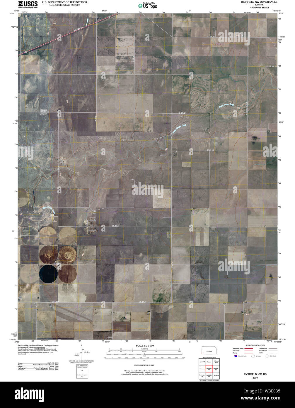 Map of richfield hi-res stock photography and images - Alamy