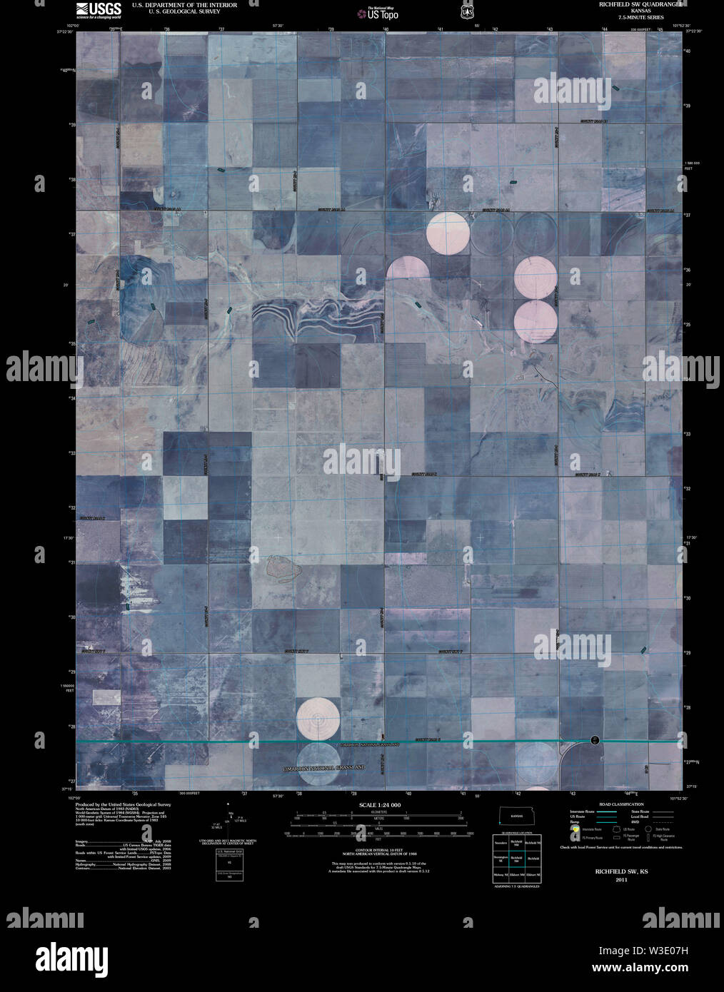 Map of richfield hi-res stock photography and images - Alamy