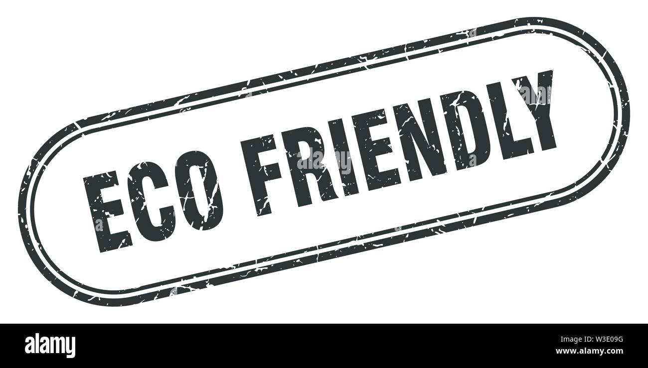 eco friendly stamp. eco friendly square grunge sign. eco friendly Stock ...