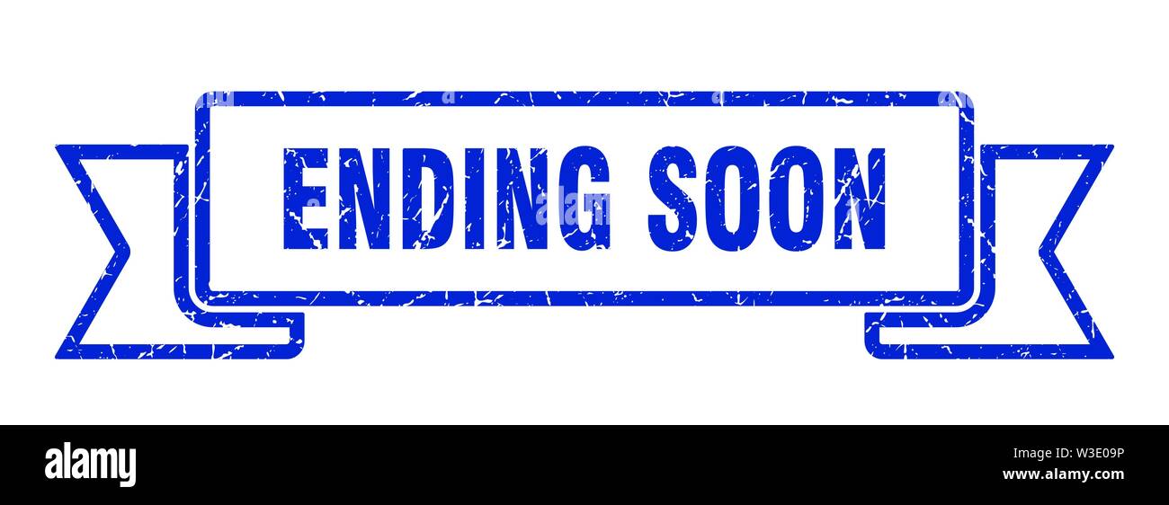 Ending soon banner Stock Vector Images - Alamy
