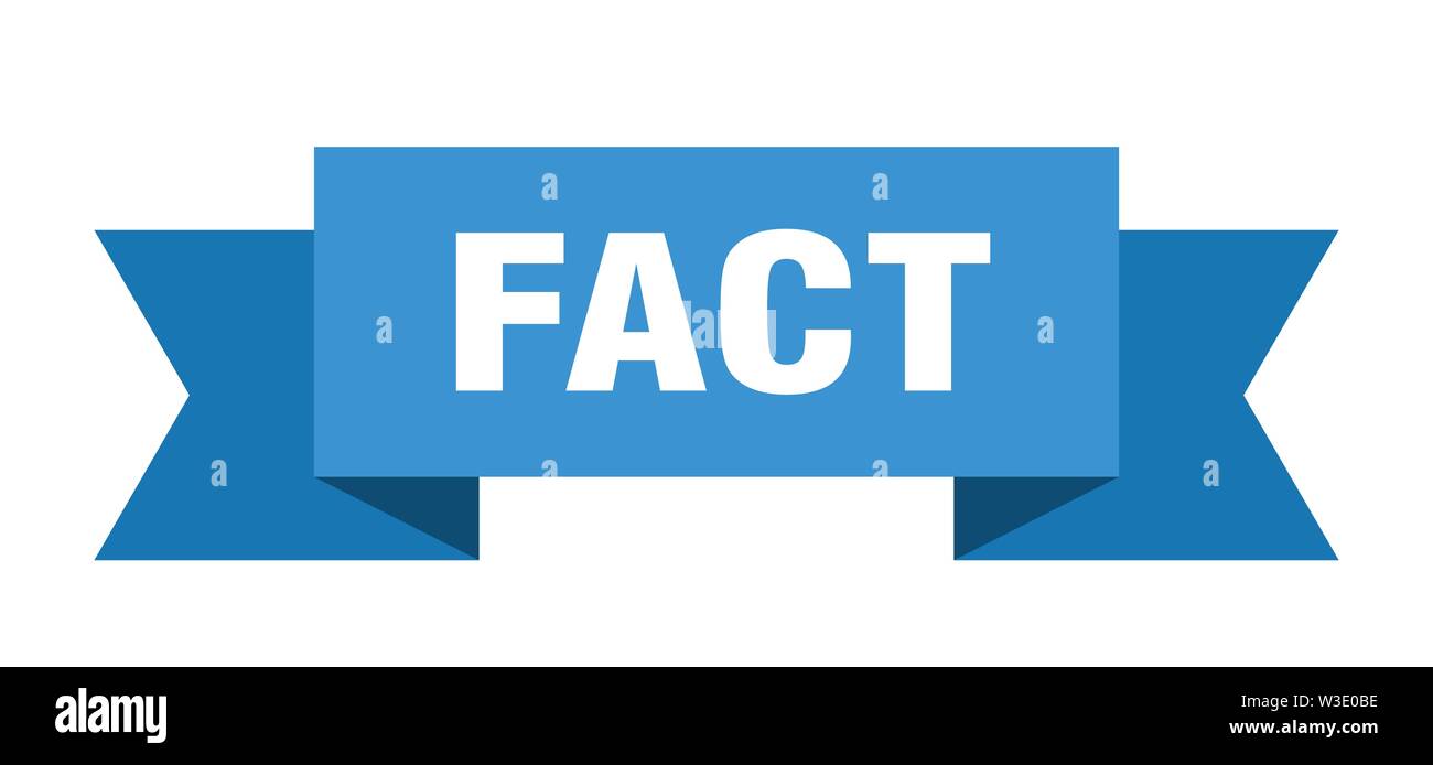 fact ribbon. fact isolated sign. fact banner Stock Vector Image & Art ...