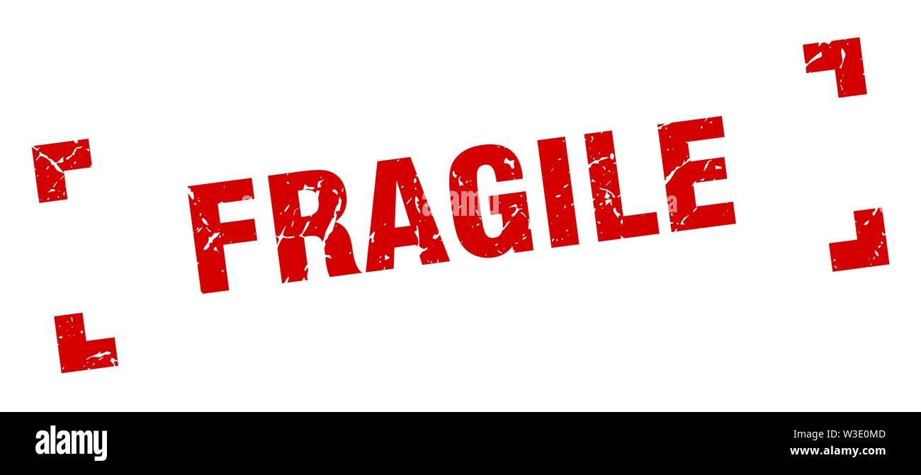 fragile stamp. fragile square grunge sign. fragile Stock Vector Image ...