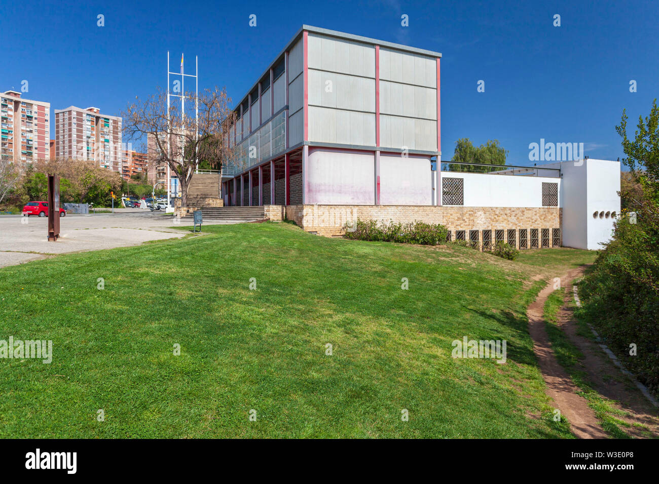 Barcelona, Spain.Republic Spanish pavilion, replica building designed ...