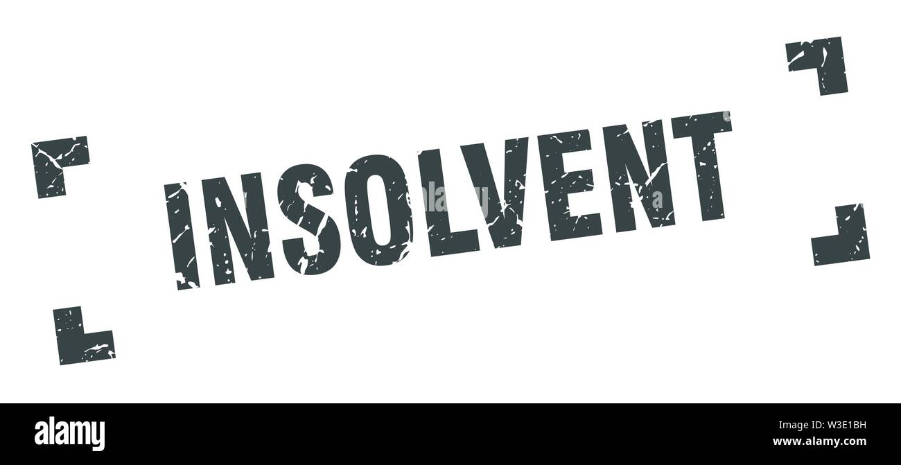 Insolvent stamp Black and White Stock Photos & Images - Alamy