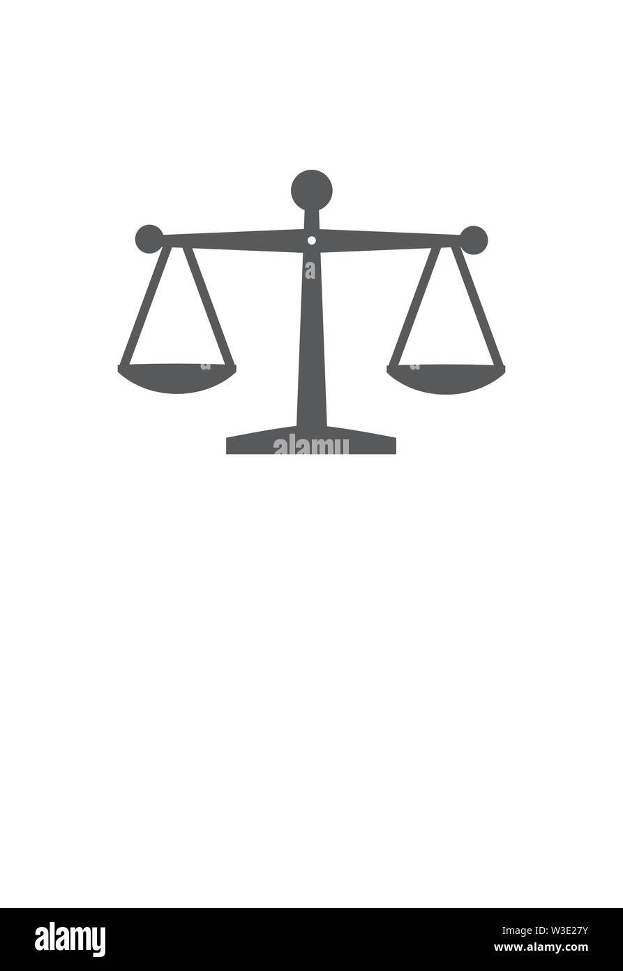 Scale icon on white background Stock Vector Image & Art - Alamy