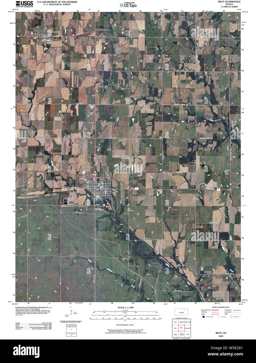 Riley map hi-res stock photography and images - Alamy