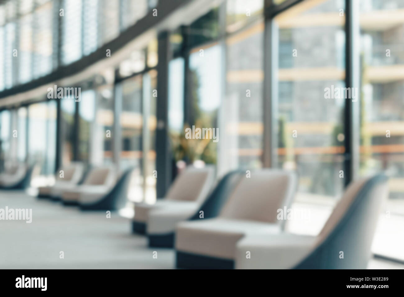 Blurred office interior space background Stock Photo - Alamy