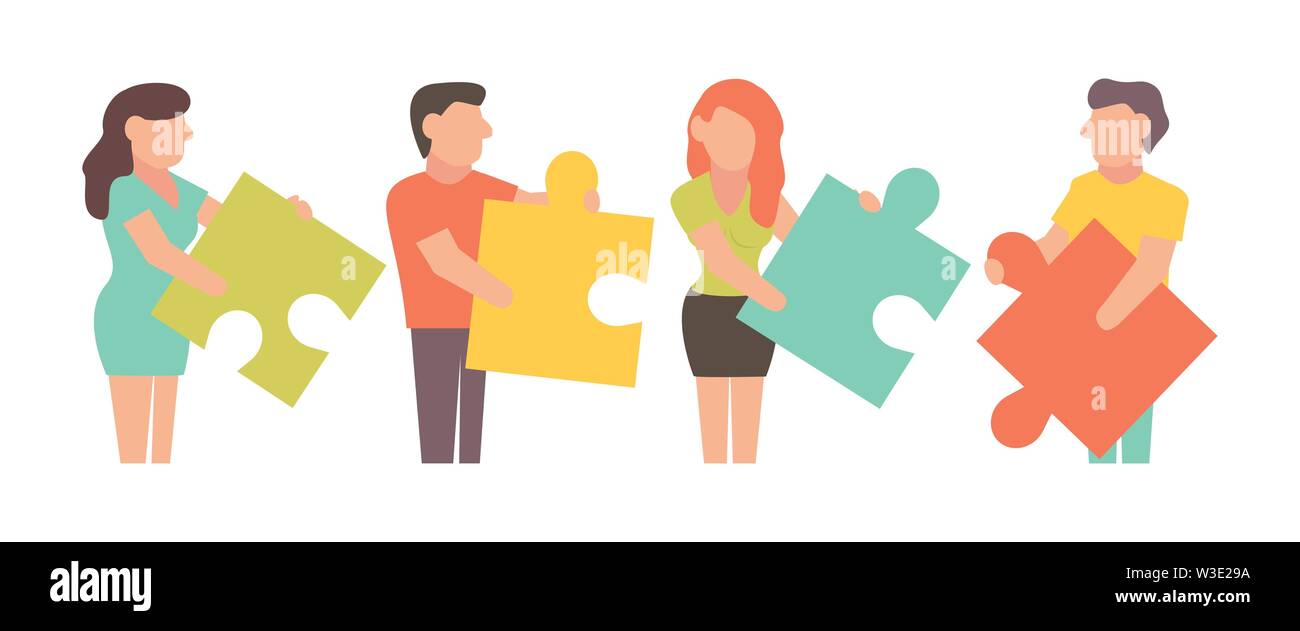 Teamwork illustration hi-res stock photography and images - Alamy