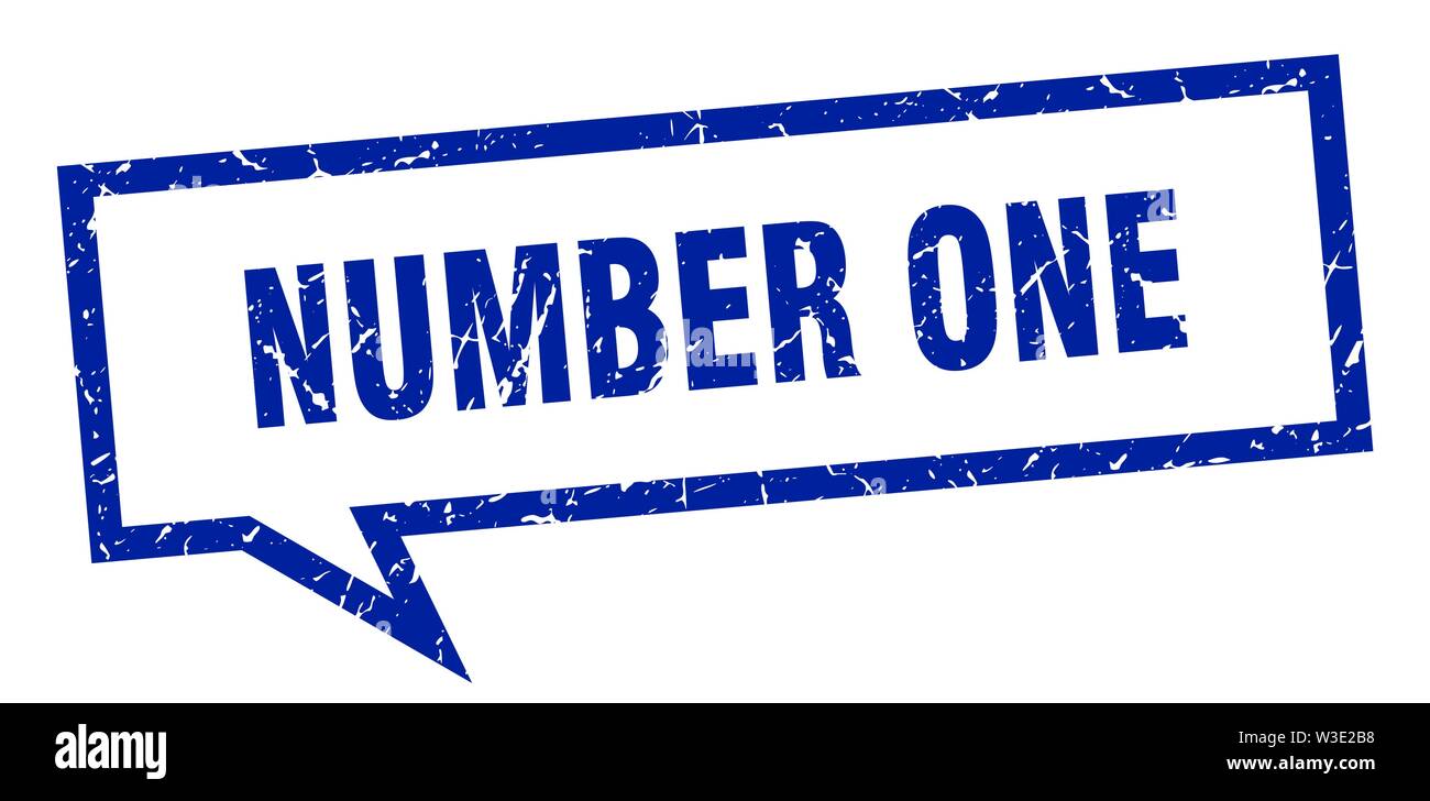 number one sign. number one square speech bubble. number one Stock ...