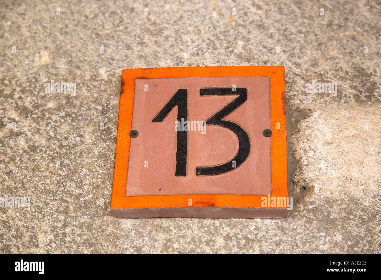 Number 13 facade hi-res stock photography and images - Alamy