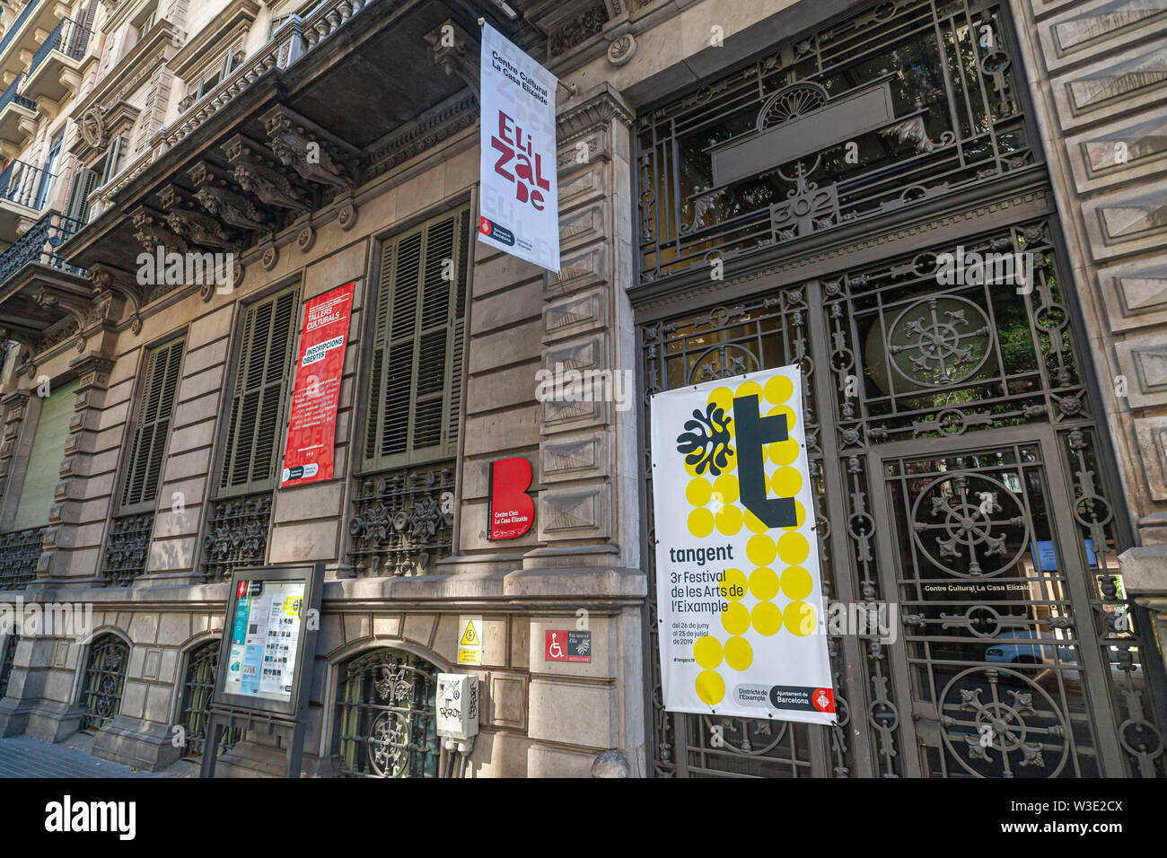 Barcelona, Spain.Casa Elizalde, Cultural center, building designed by ...