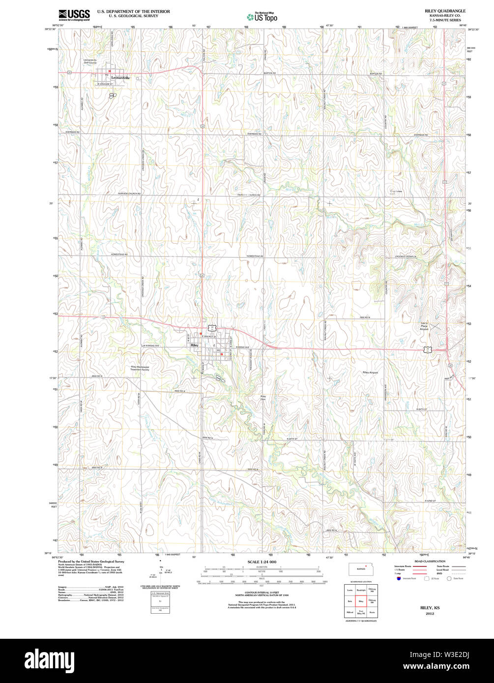 Riley map hi-res stock photography and images - Alamy