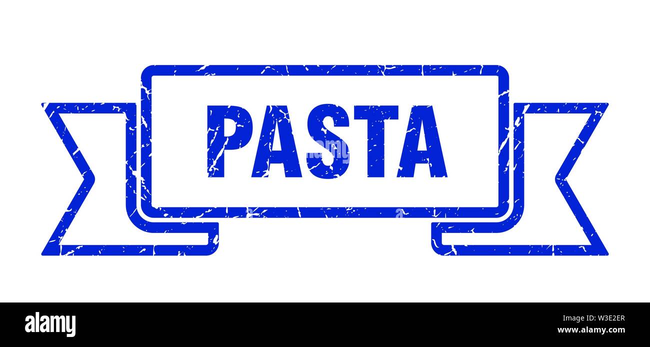 pasta grunge ribbon. pasta sign. pasta banner Stock Vector Image & Art ...