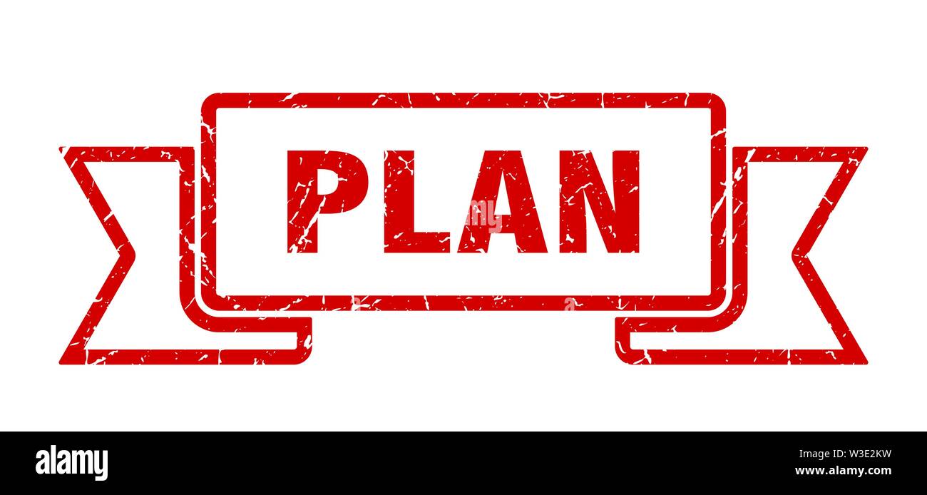 plan grunge ribbon. plan sign. plan banner Stock Vector Image & Art - Alamy