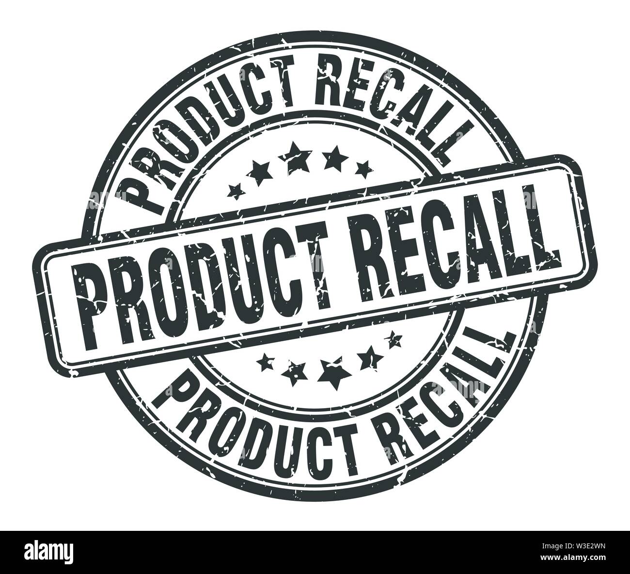 product recall stamp. product recall round grunge sign. product recall ...