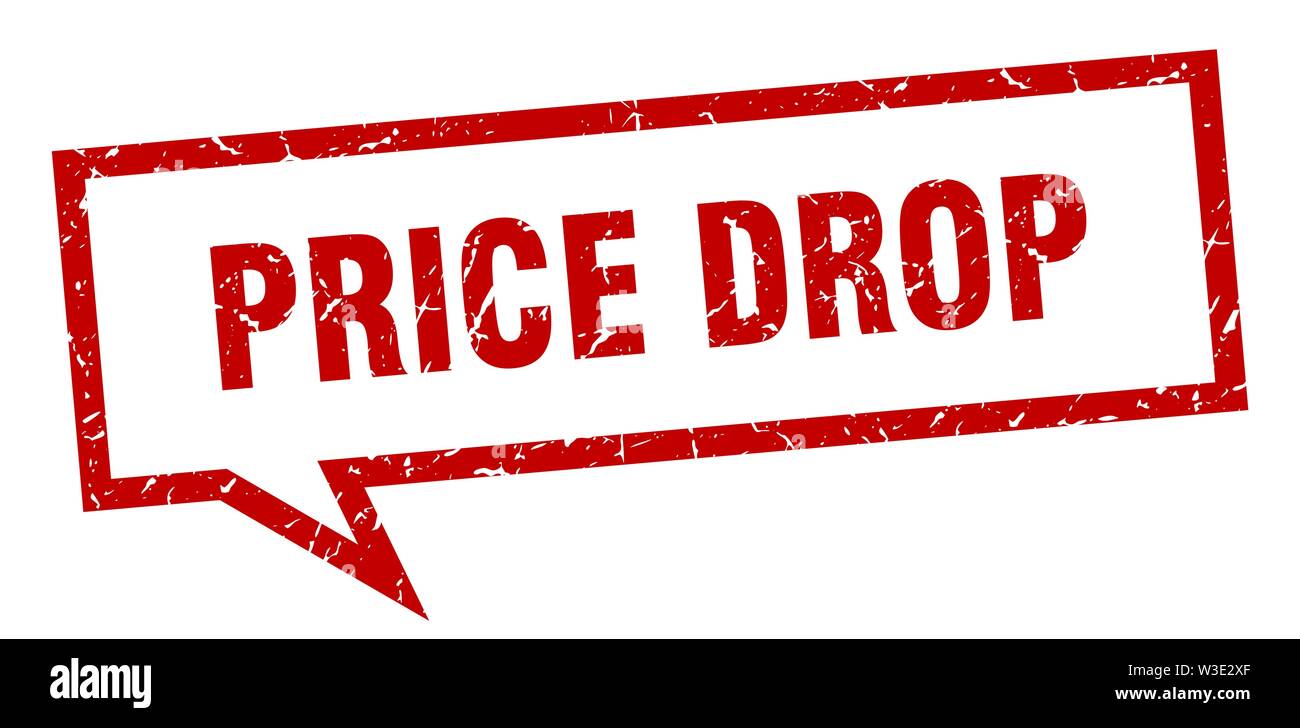 Price drop red rubber stamp Stock Vector Images - Alamy