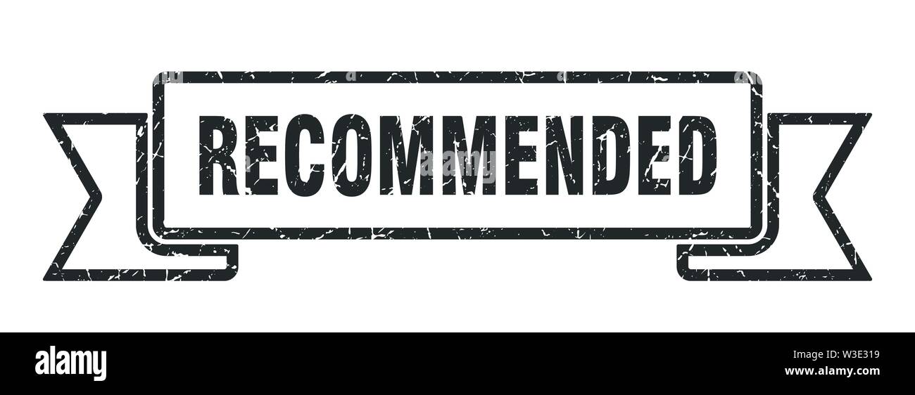 Recommended sign Black and White Stock Photos & Images - Alamy