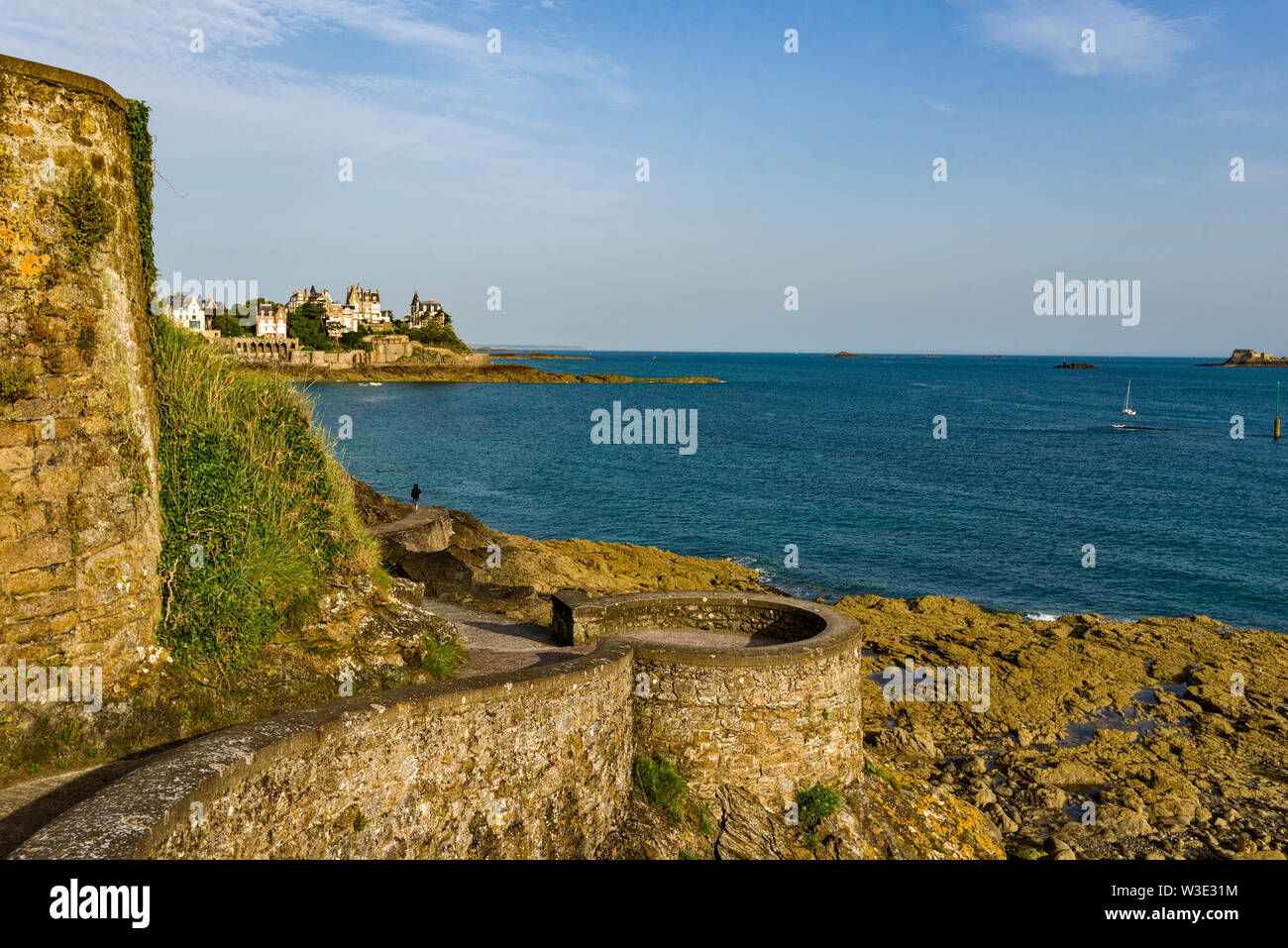 Emerald Coast Dinard, Brittany, France Stock Photo - Alamy