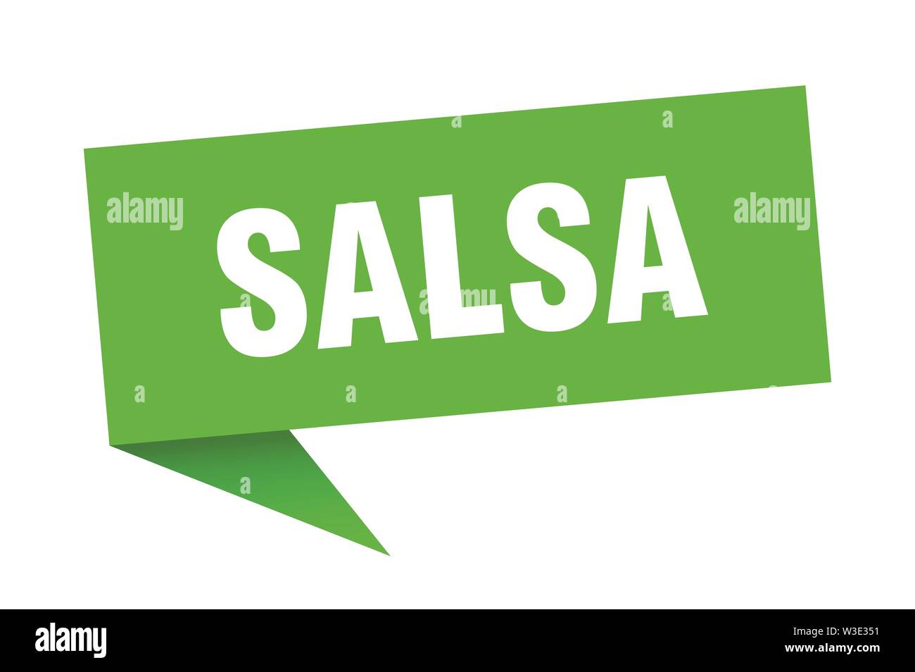 salsa speech bubble. salsa sign. salsa banner Stock Vector Image & Art ...