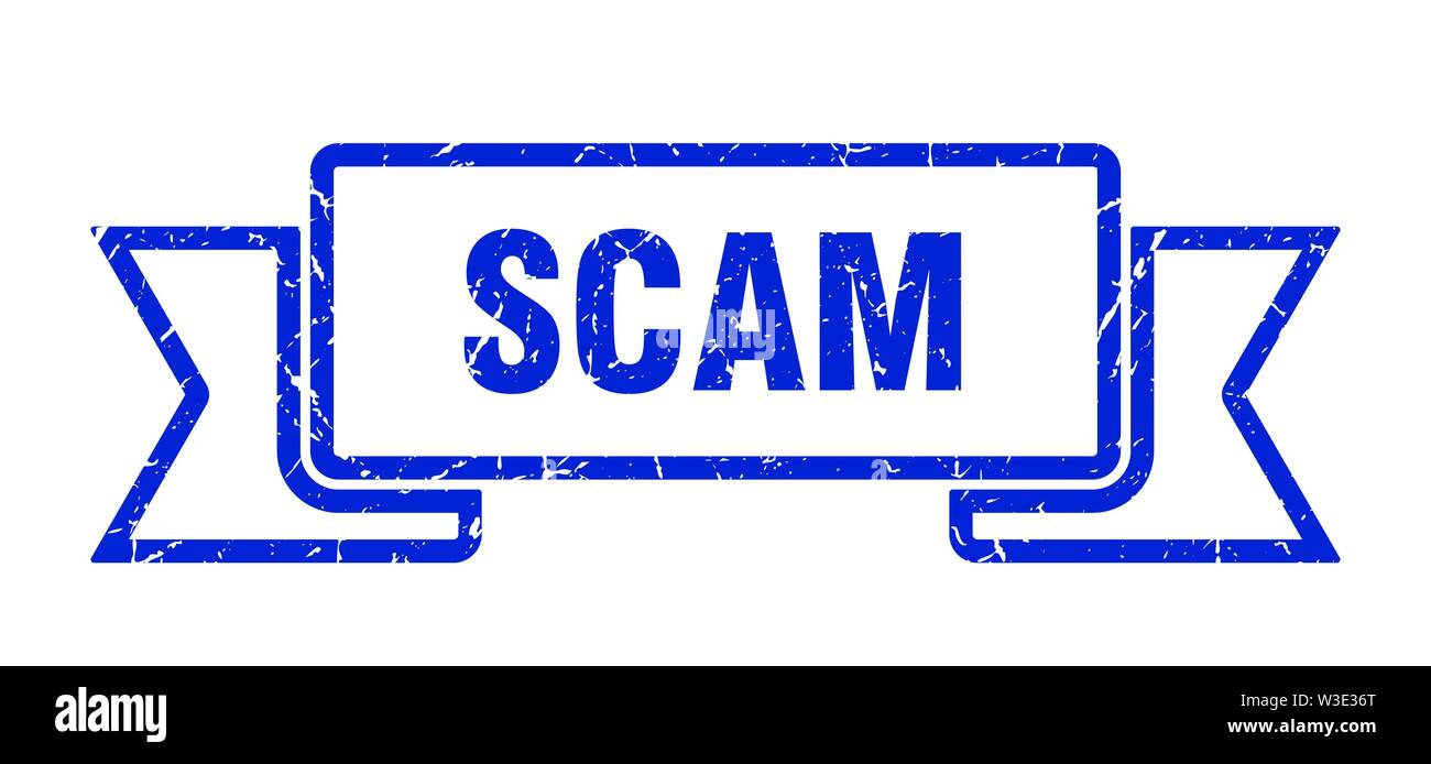 scam grunge ribbon. scam sign. scam banner Stock Vector Image & Art - Alamy