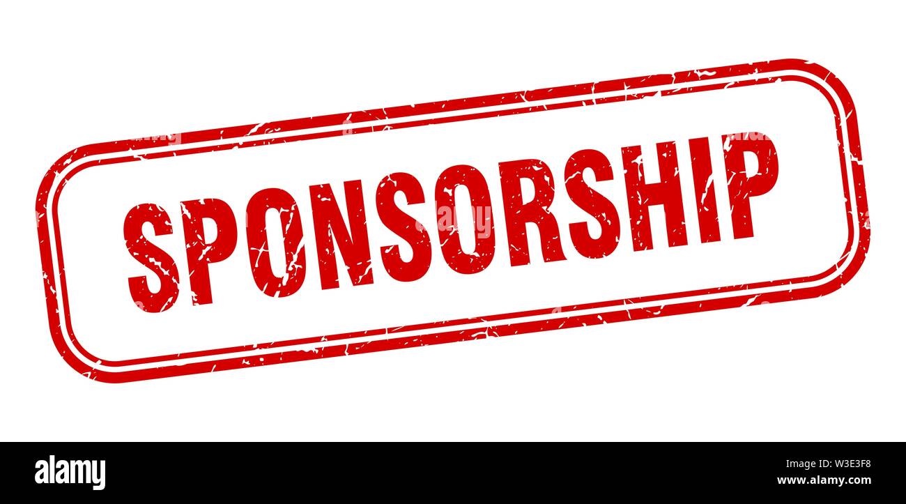 sponsorship stamp. sponsorship square grunge sign. sponsorship Stock ...