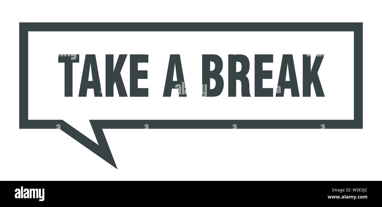 Take a break word Stock Vector Images - Alamy