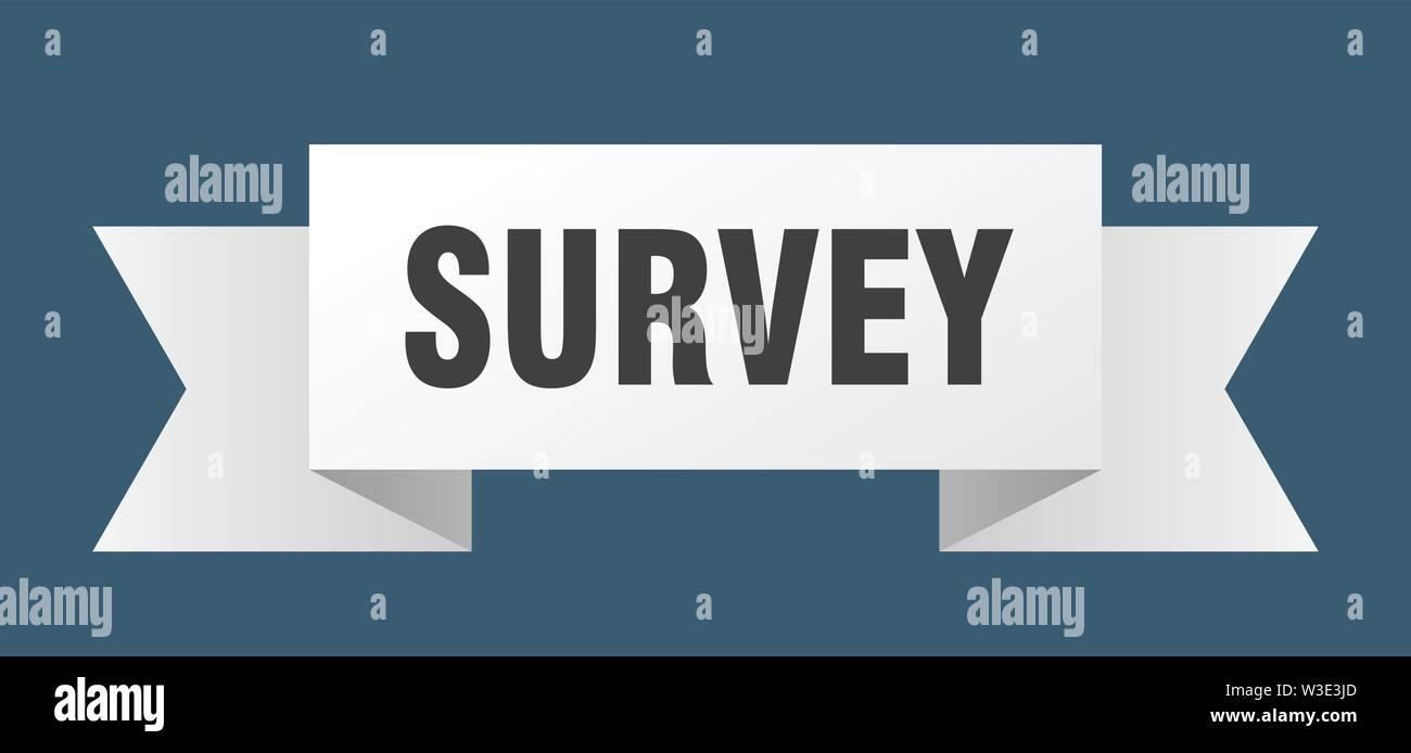 survey ribbon. survey isolated sign. survey banner Stock Vector Image ...