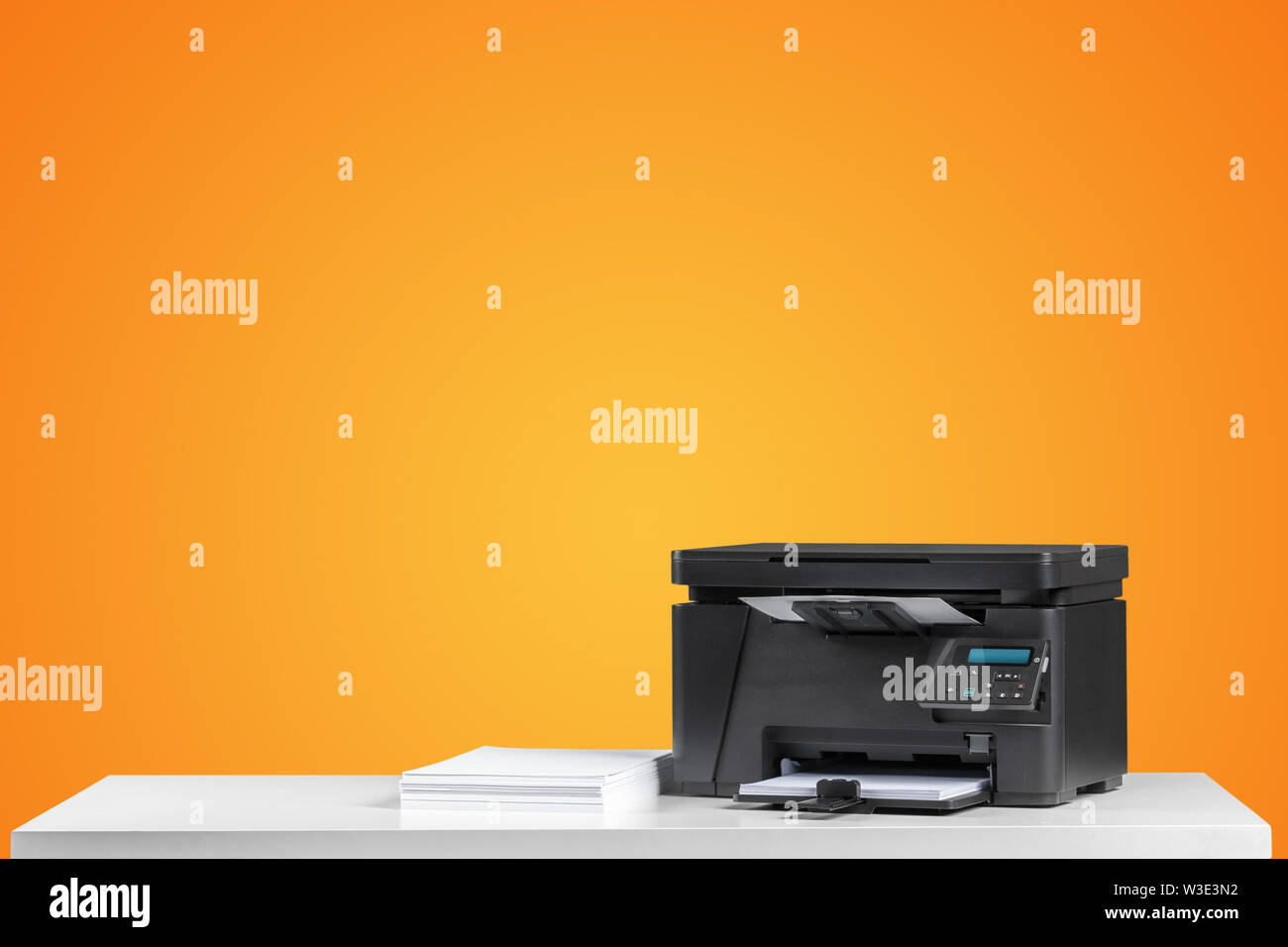 Printer, copier, scanner. Office table Stock Photo - Alamy