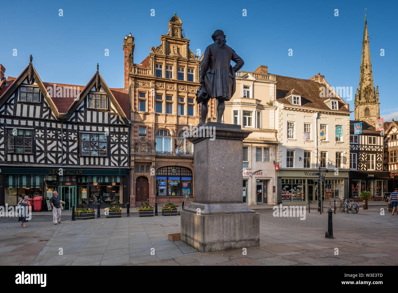 Shrewsbury town centre hi-res stock photography and images - Alamy