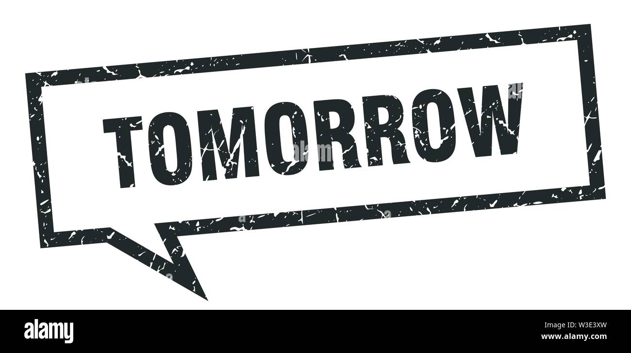 Tomorrow single word hi-res stock photography and images - Alamy