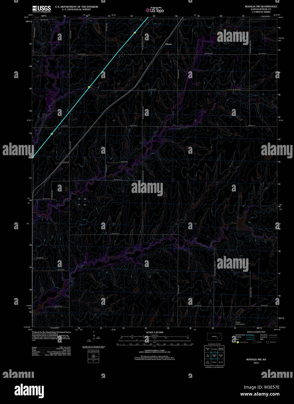 Map of rosalia hi-res stock photography and images - Alamy