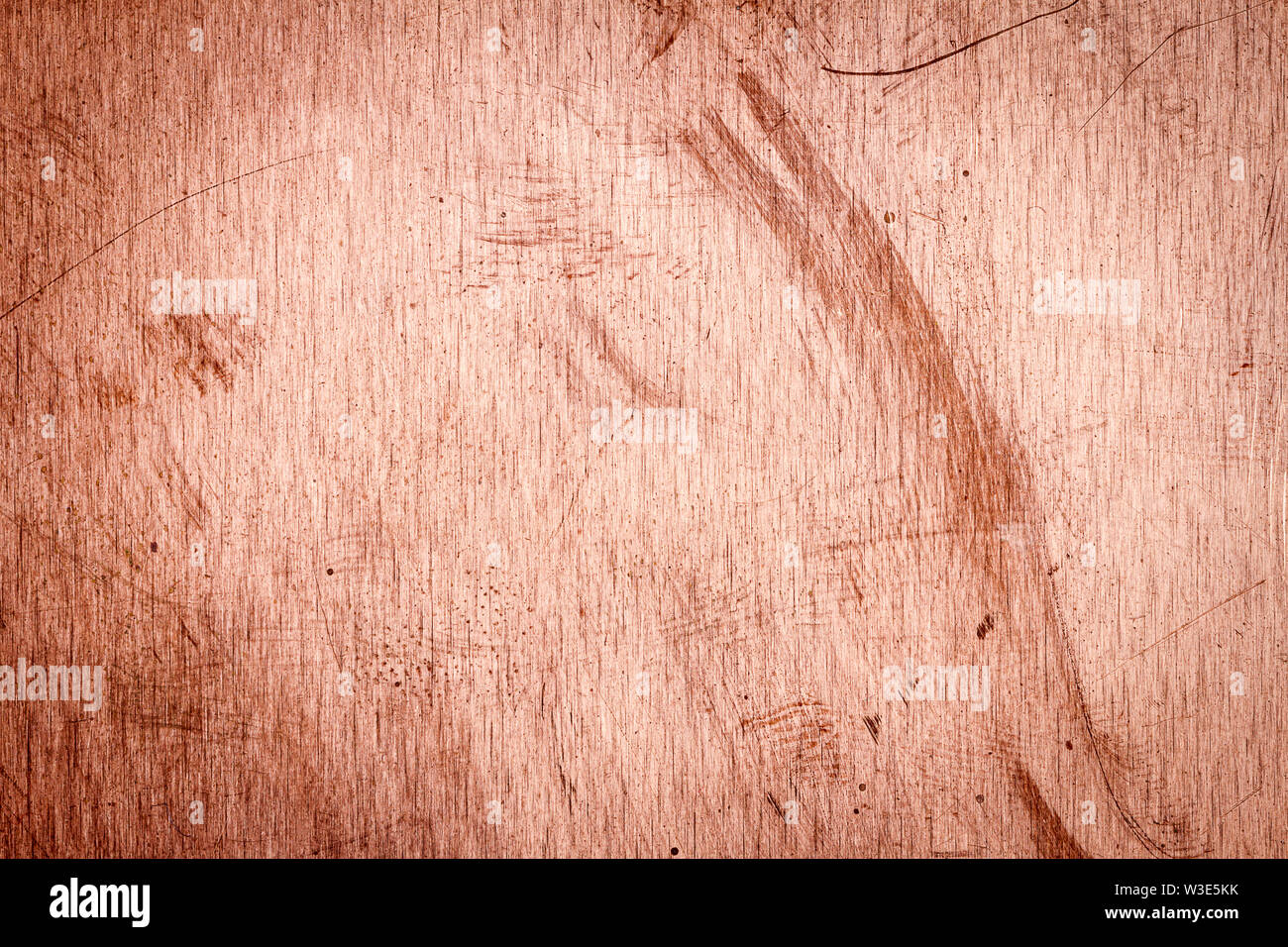Scratched dirty dusty copper plate texture, old metal background ...