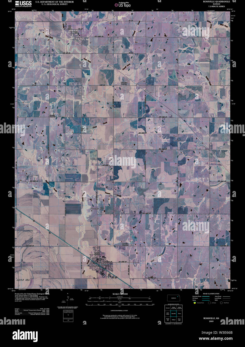 Map of rossville hi-res stock photography and images - Alamy