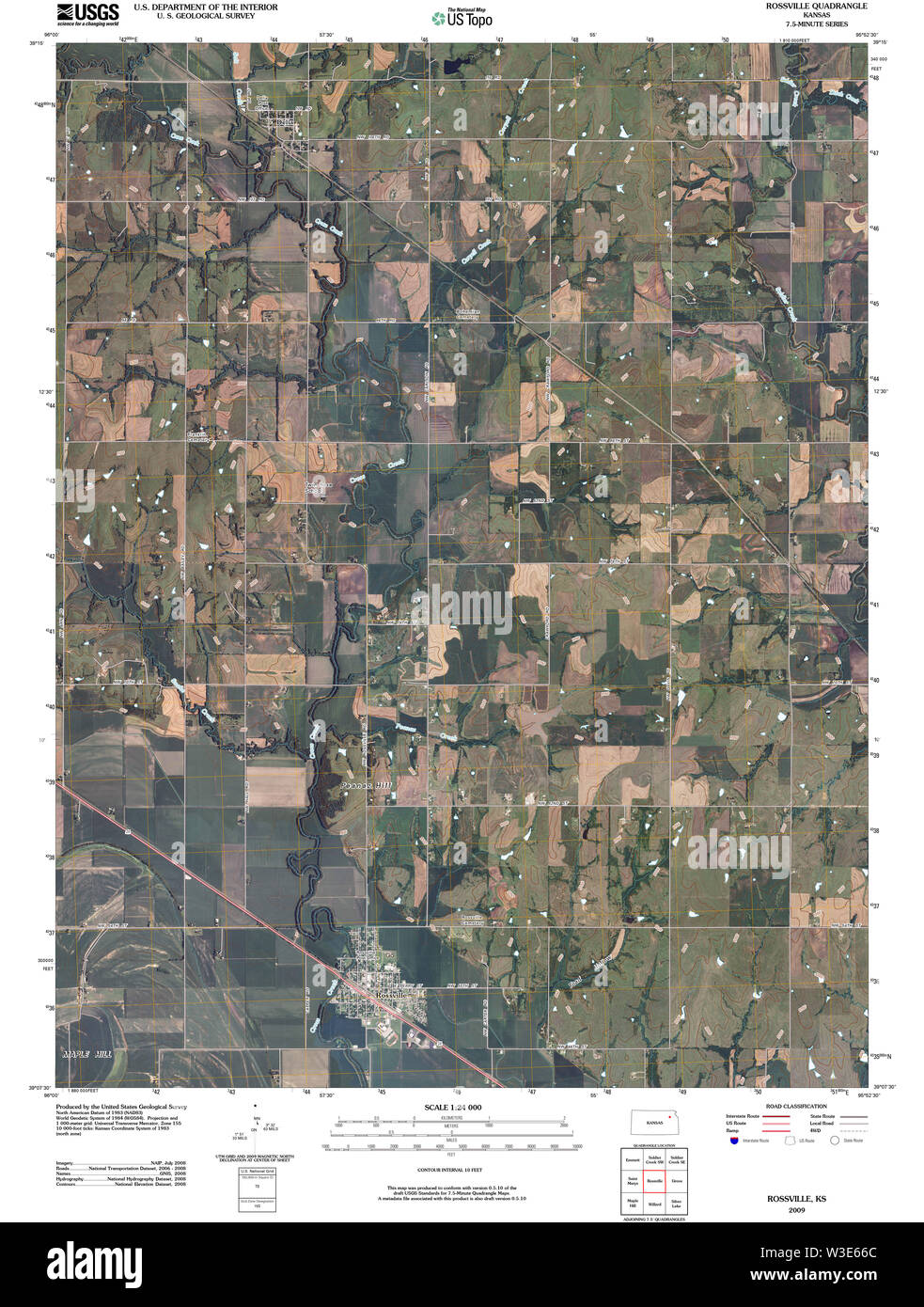 Map of rossville hi-res stock photography and images - Alamy