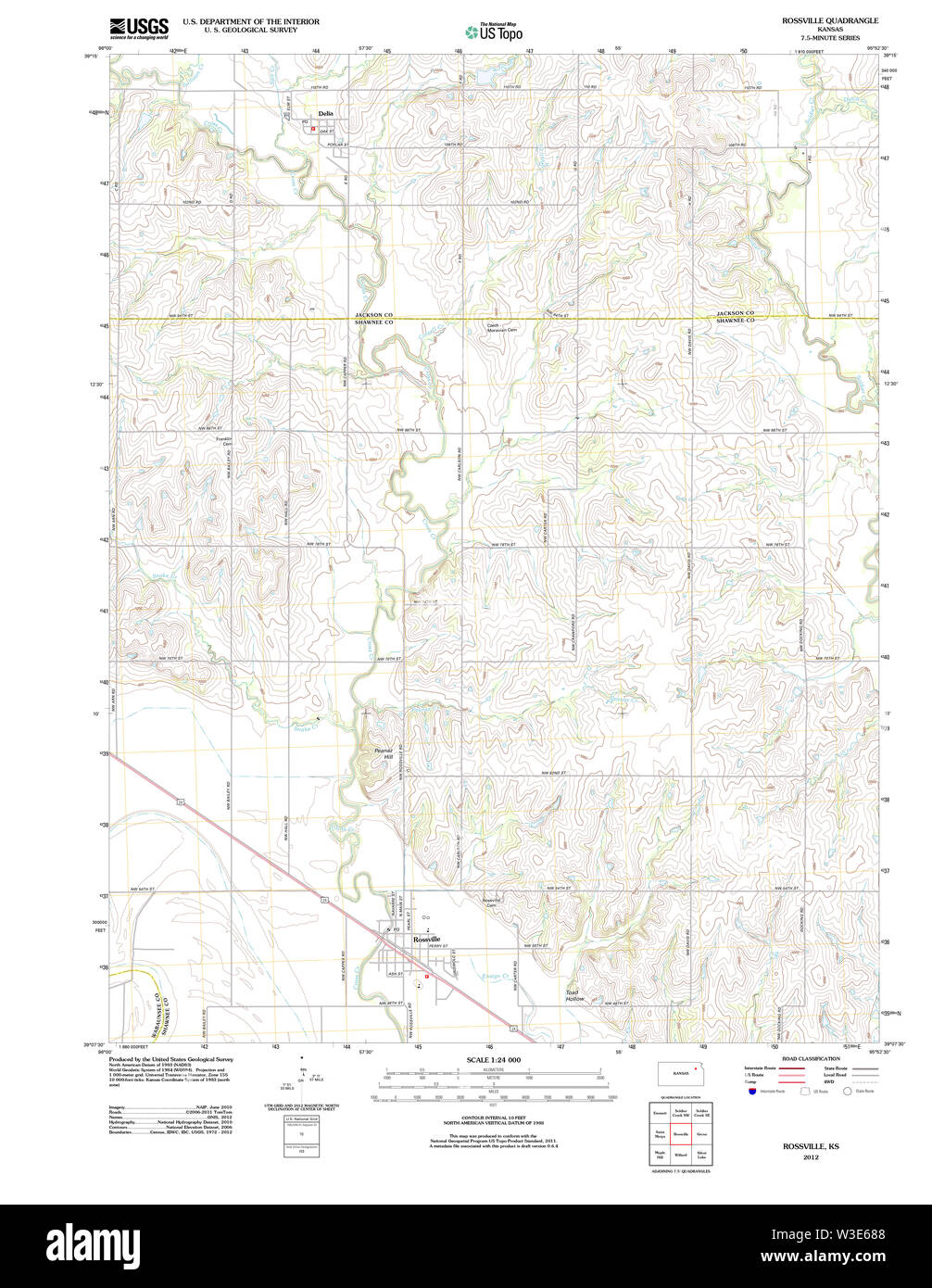 Rossville map Cut Out Stock Images & Pictures - Alamy