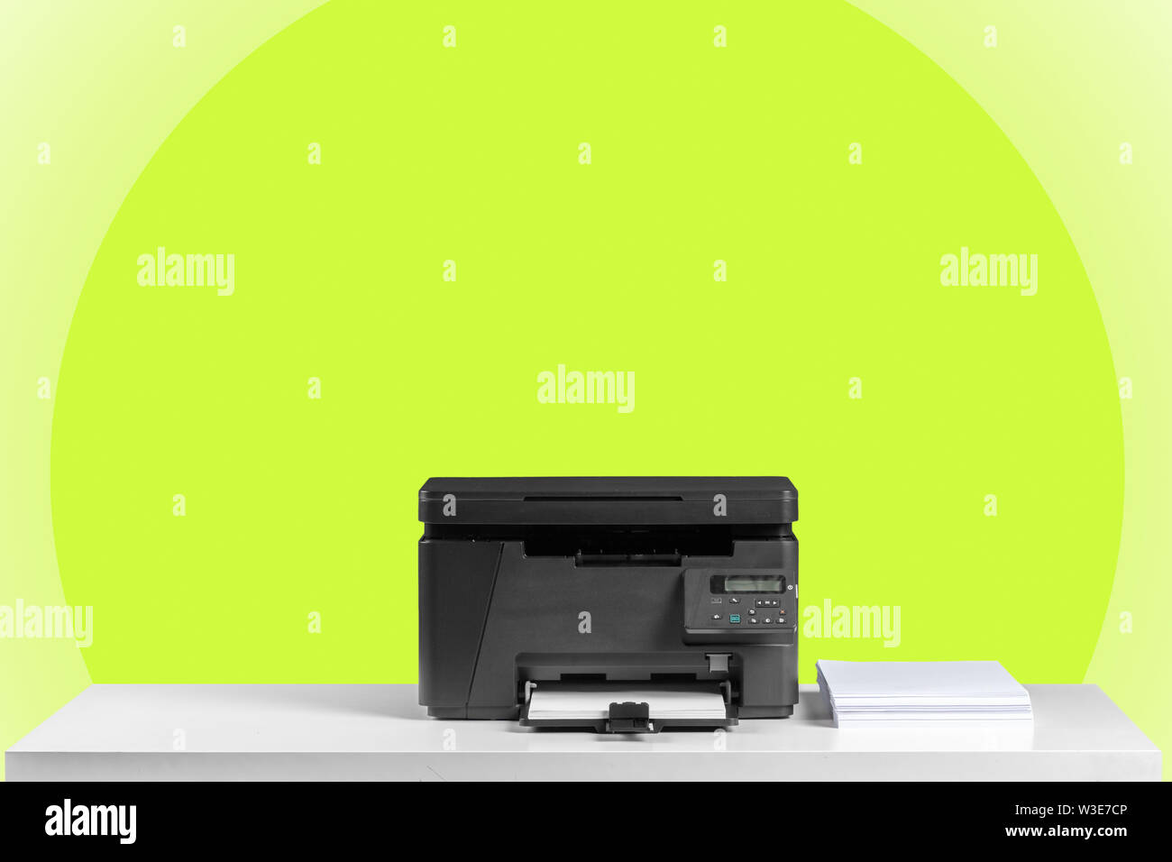 Printer, copier, scanner. Office table Stock Photo - Alamy