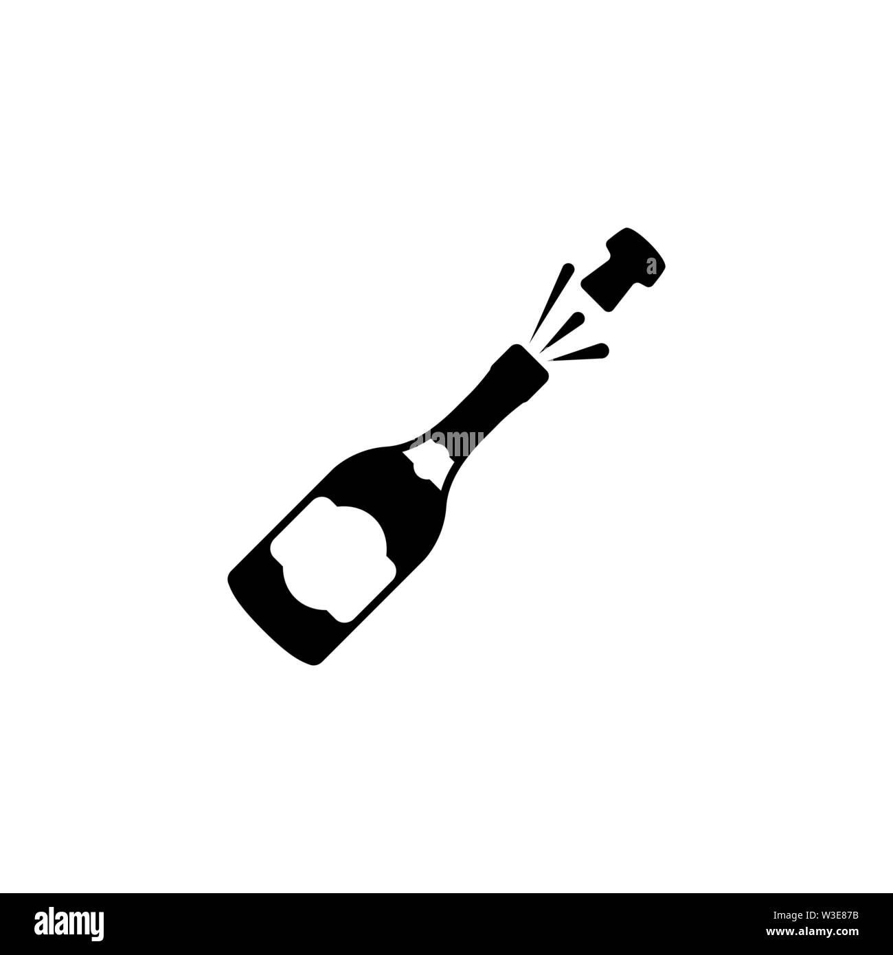 Pictures Of Champagne Bottle Exploding Clipart