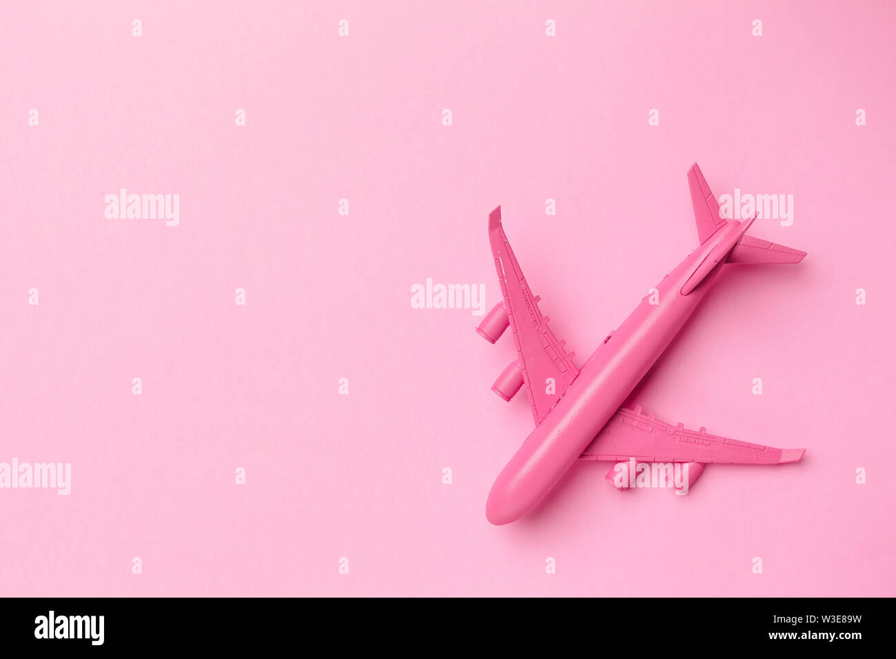 Model plane,airplane on pastel color background Stock Photo - Alamy