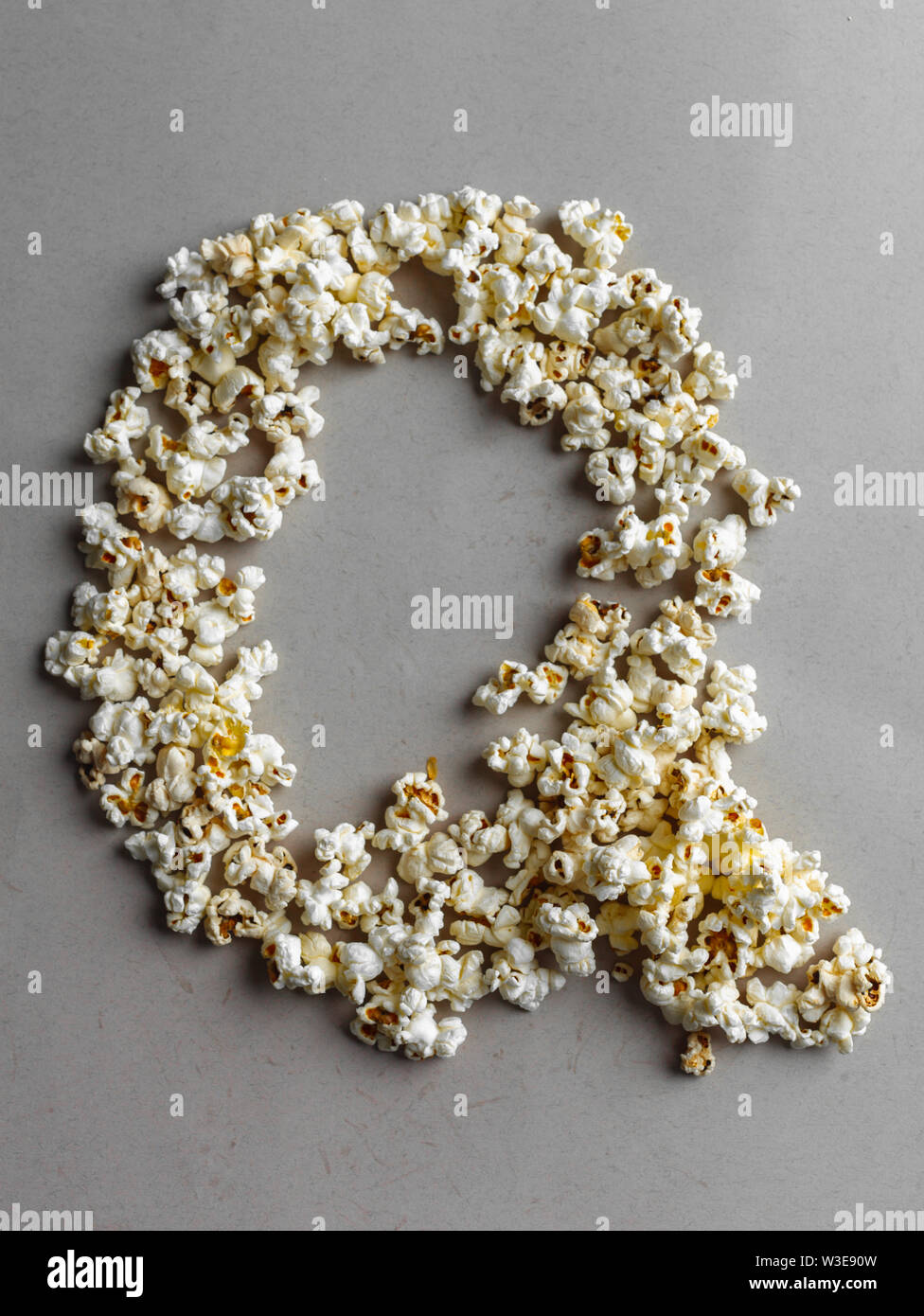 PopCorn Alphabet, isolated Stock Photo - Alamy