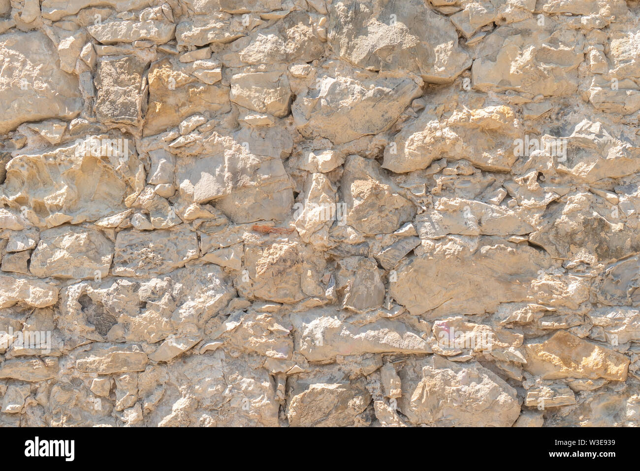 Ancient wall of a ruined natural stone building Stock Photo - Alamy